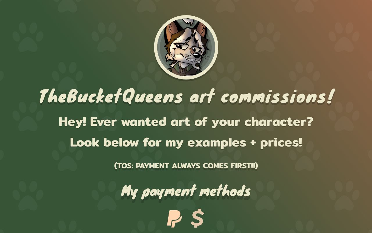 TheBucketQueen art commissions